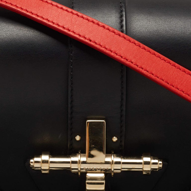 Givenchy Tri Color Leather Obsedia Flap Crossbody Bag For Sale at 1stDibs