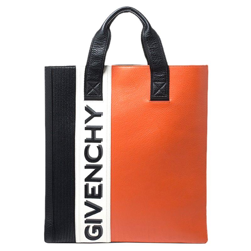 Givenchy Black Lace Apron Leather George V Tote For Sale at 1stdibs
