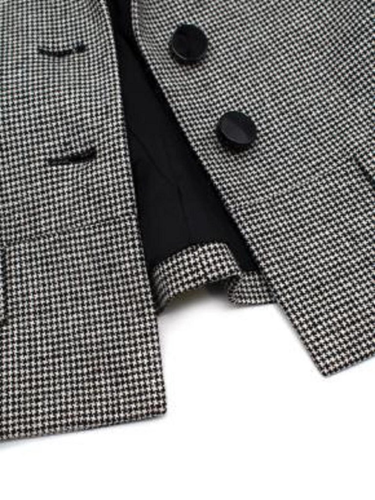 Givenchy Vintage Houndstooth Trouser Suit For Sale at 1stDibs