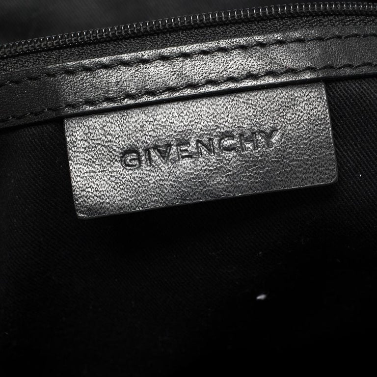 Givenchy White/Black Monogram Coated Canvas and Leather Shopper Tote at ...