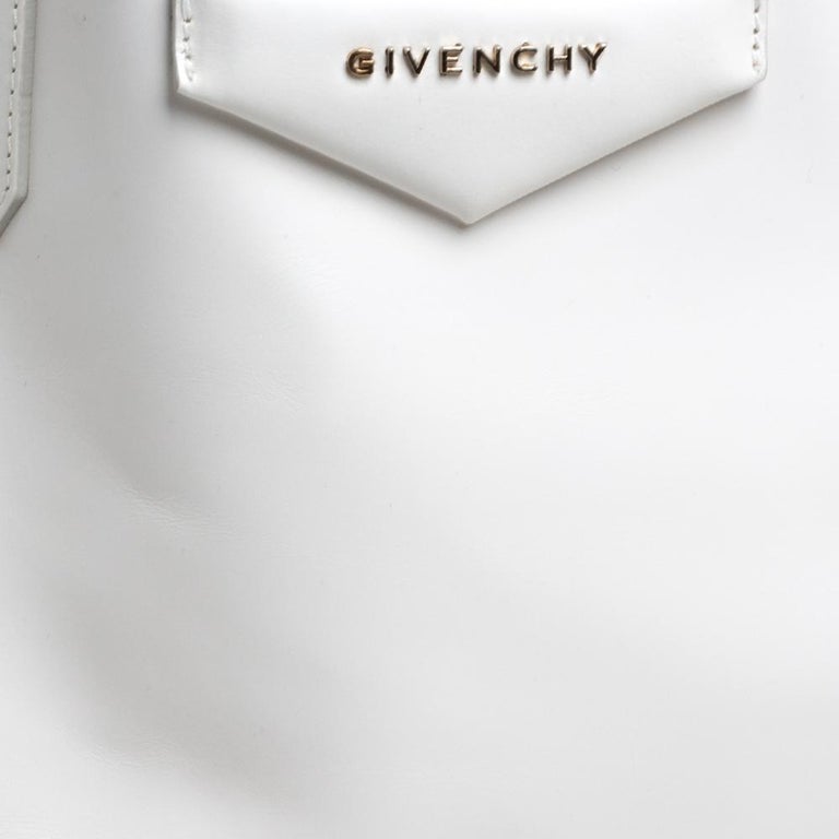 Givenchy White Leather Large Antigona Shopping Tote at 1stDibs ...