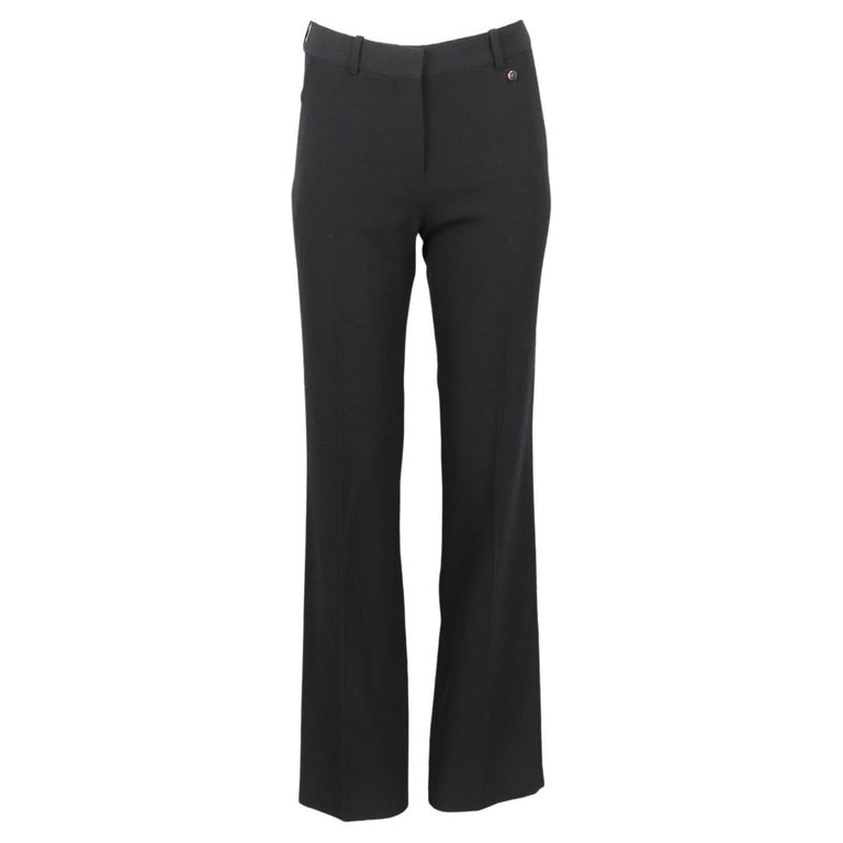 Givenchy Wool Straight Leg Pants Fr 36 Uk 8 For Sale at 1stDibs