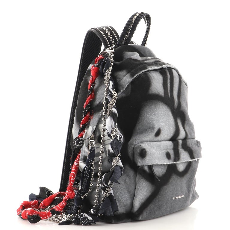 Givenchy x Chito Double U Backpack Printed Canvas For Sale at 1stDibs