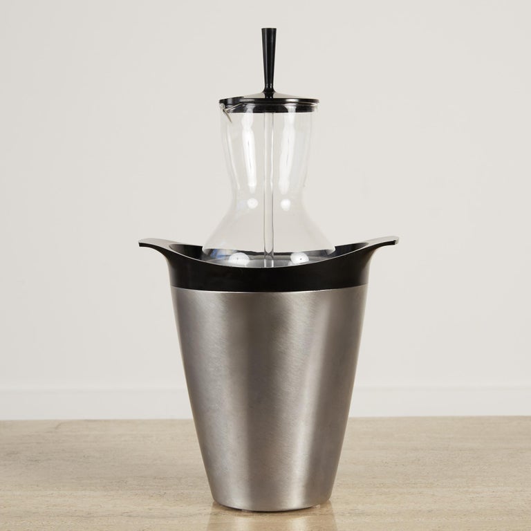 Glacier Ware Pitcher and Cooler at 1stDibs