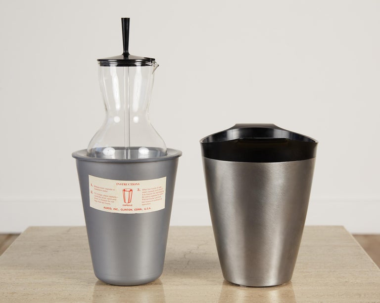 Glacier Ware Pitcher and Cooler at 1stDibs