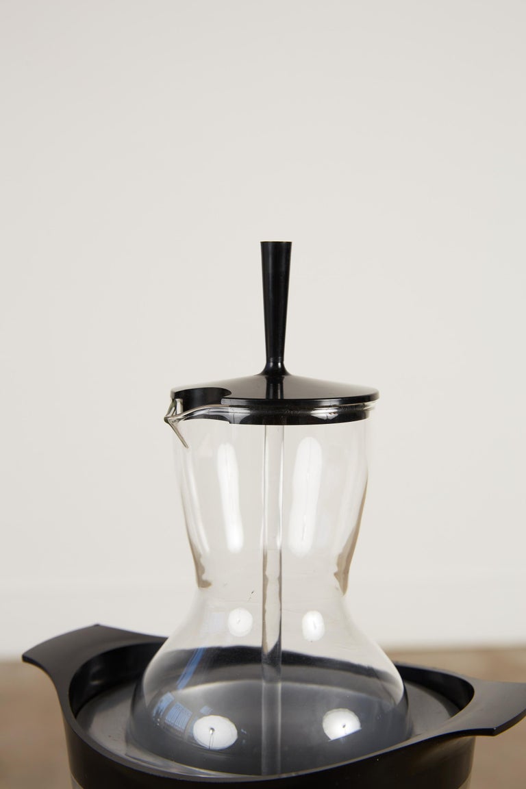 Glacier Ware Pitcher and Cooler at 1stDibs