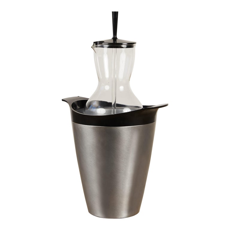 Glacier Ware Pitcher and Cooler at 1stDibs