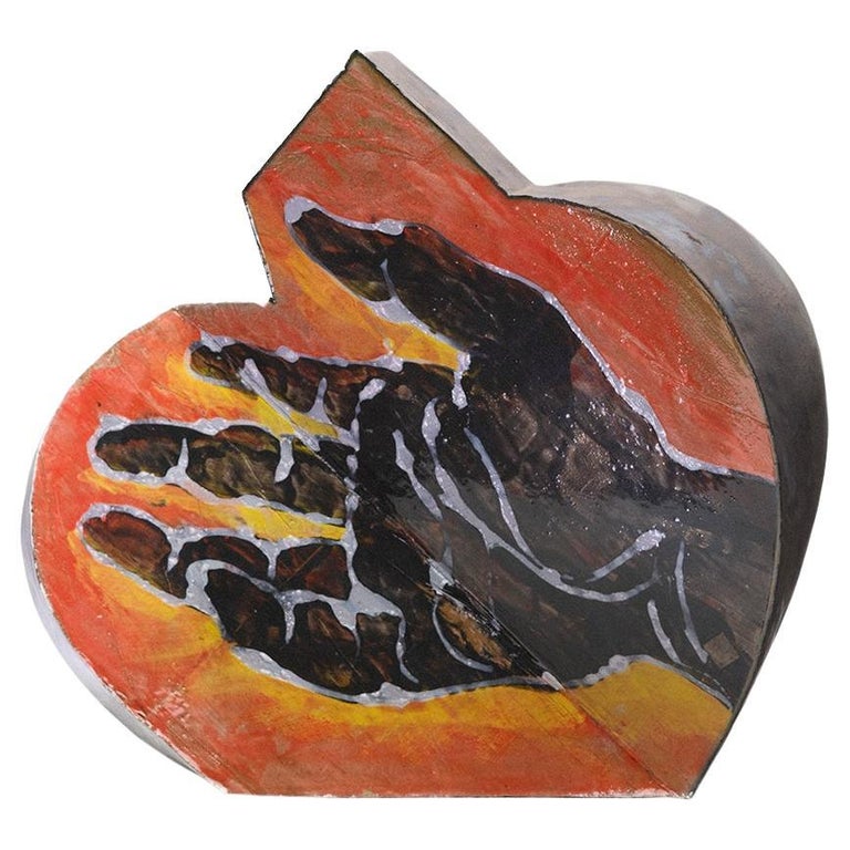 Glad Hand in Stoneware by Malcolm Mobutu Smith at 1stDibs