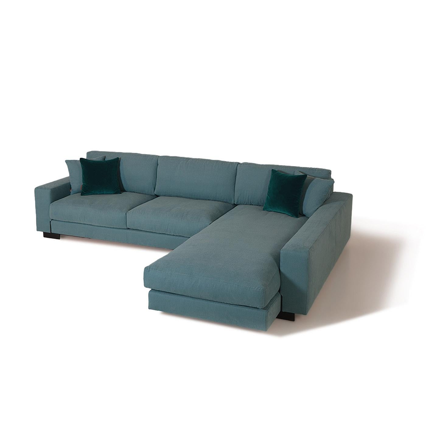 Glam Sofa with Chaise Longye For Sale at 1stDibs
