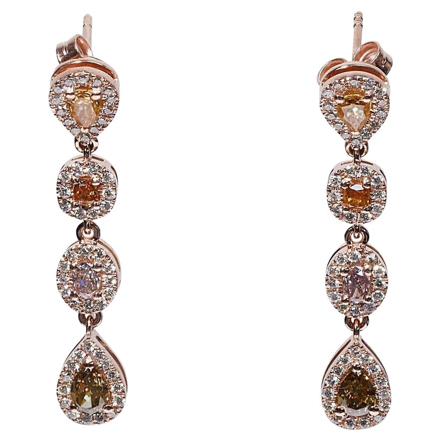 Valentino Long Glamorous earrings at 1stDibs