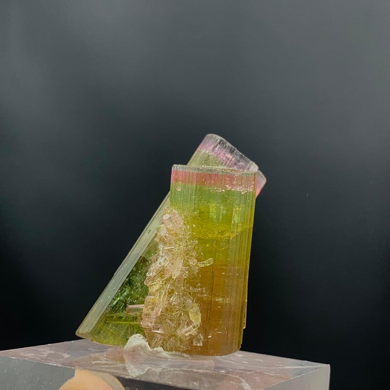 Glamorous 46.05 Carat Tri Color Combined Tourmaline Specimen from ...