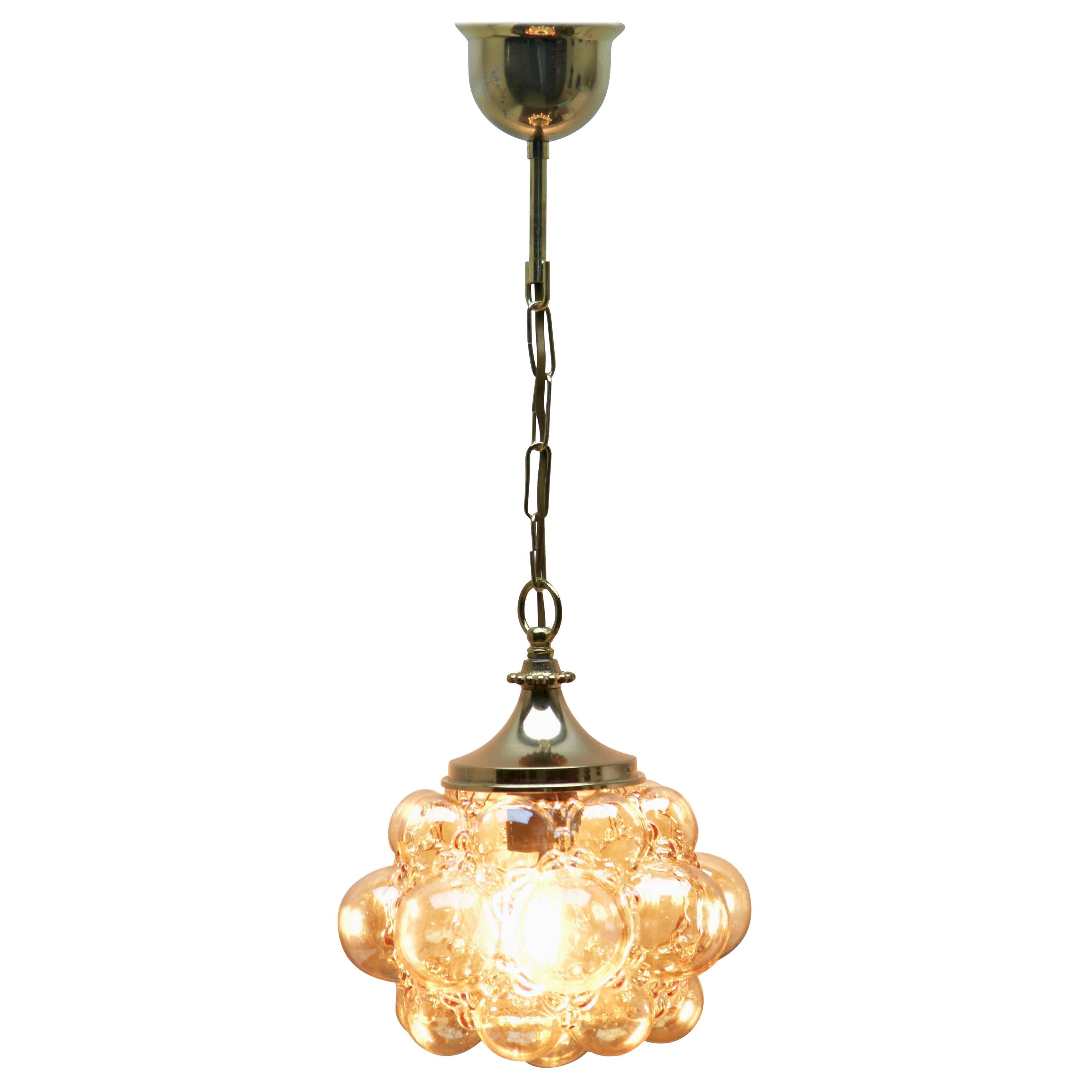 Limburg Glashutte Bubble Chandelier 1960's at 1stDibs