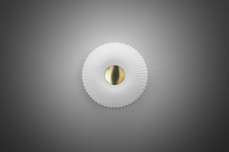 Glashütte Limburg Rare Flush Mount "2773" Light, Germany 1970s For Sale ...
