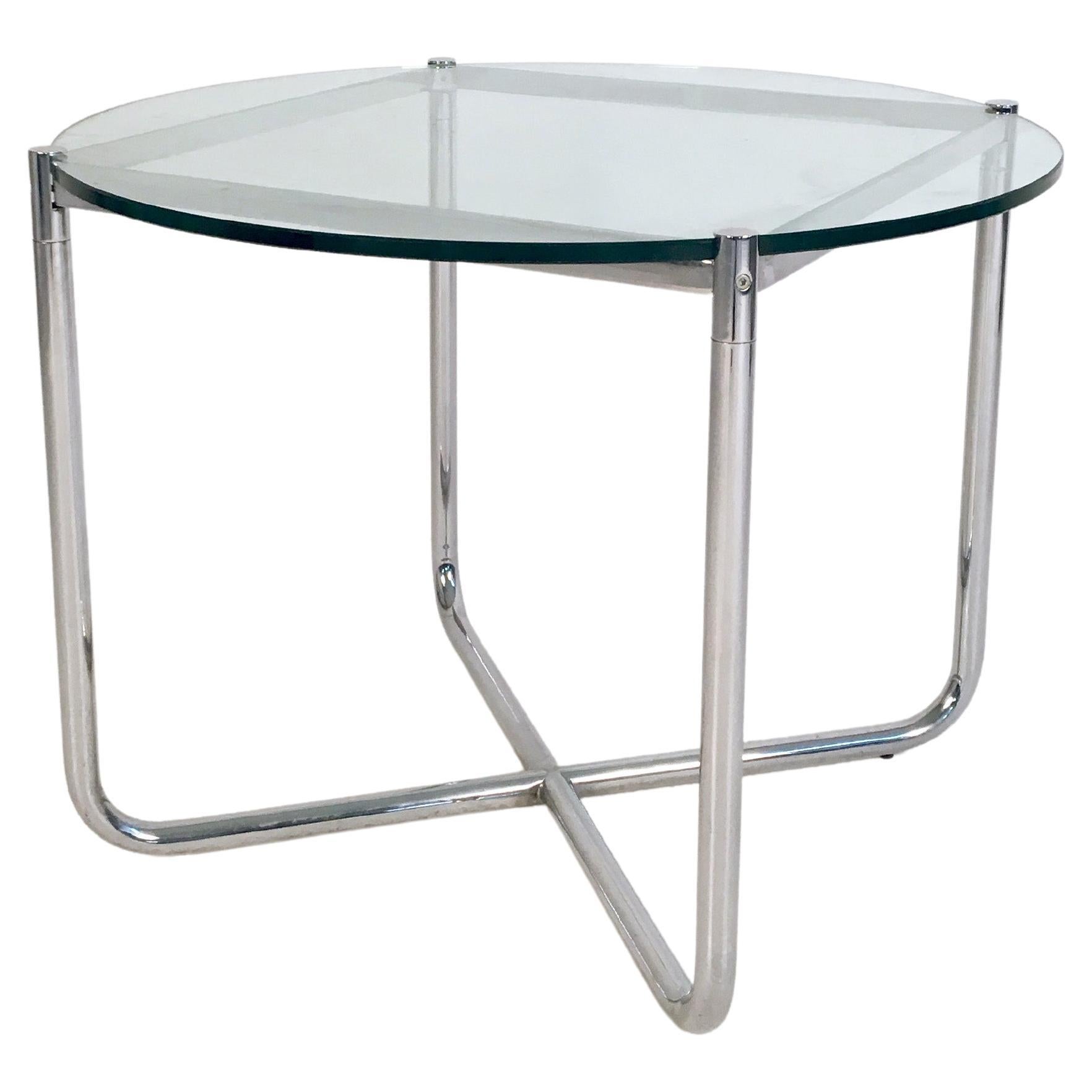 International Style MR Side Table by Mies van der Rohe for Knoll at 1stDibs