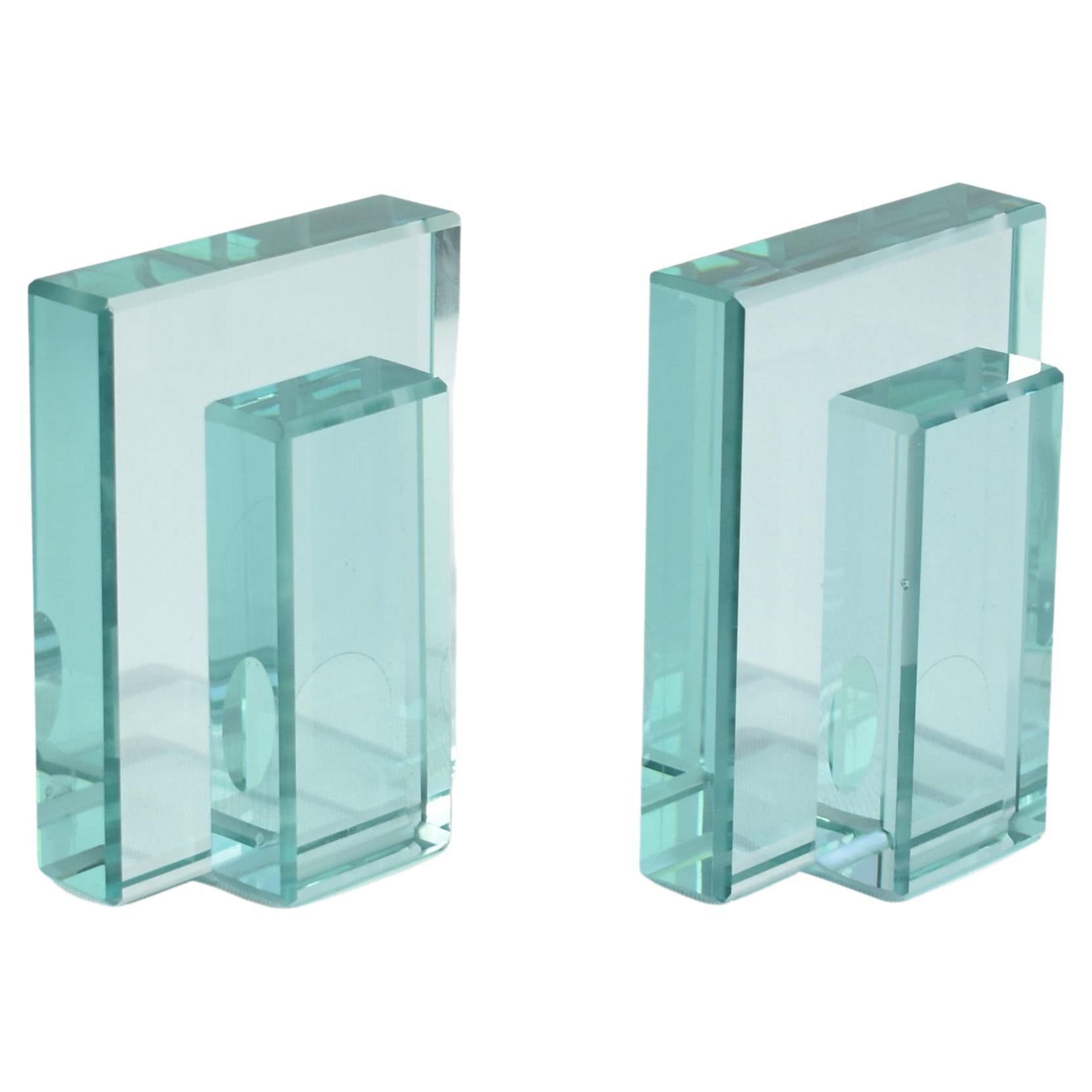 Vintage Murano Glass Bookends For Sale at 1stDibs