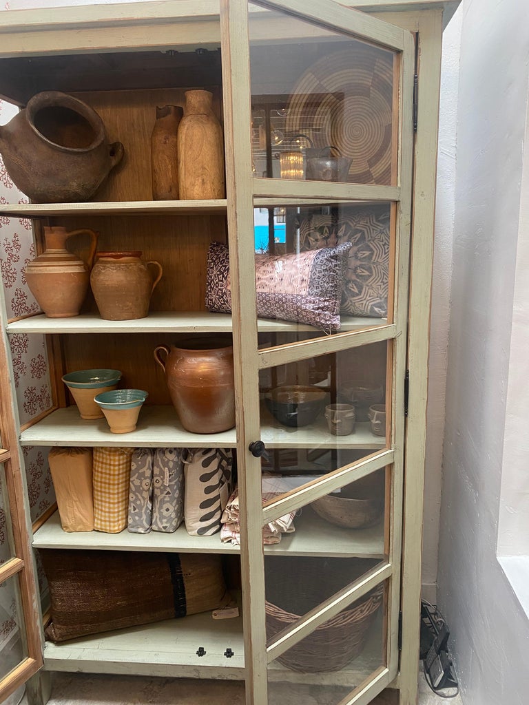 Glass Bookshelf Display Cabinet For Sale at 1stDibs