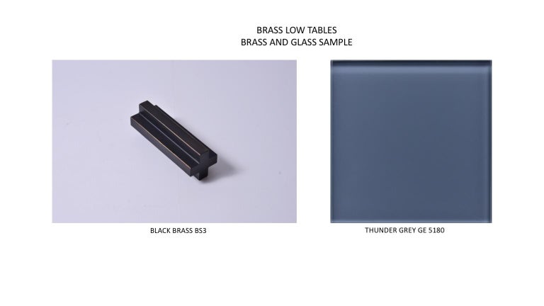 Glass and Brass Samples For Sale at 1stDibs