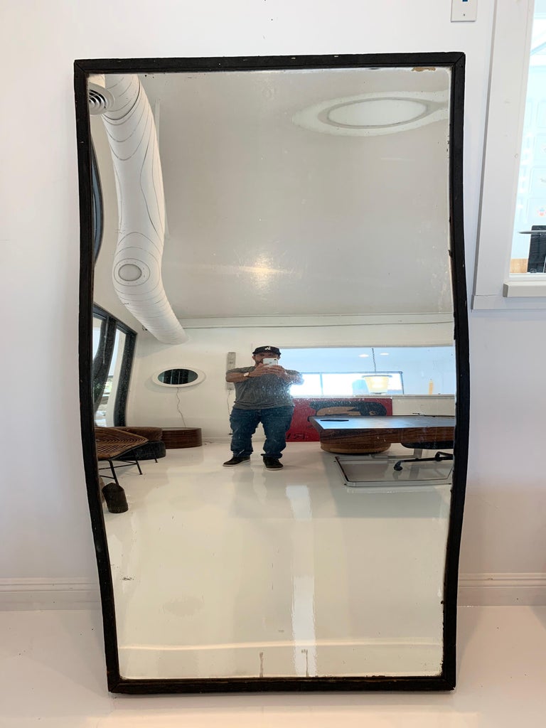 Glass Carnival Fun-House Mirror at 1stDibs