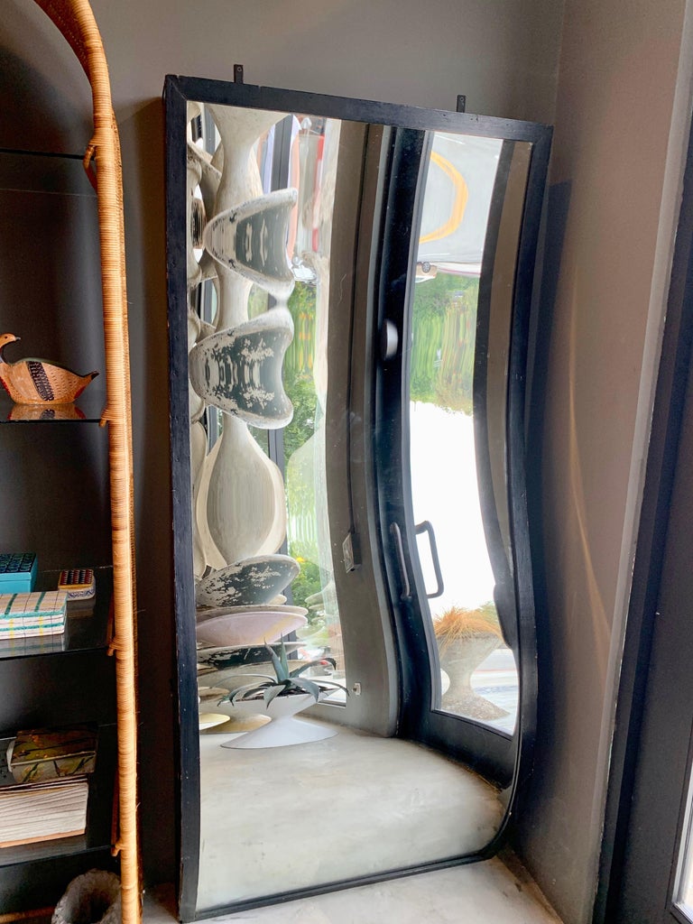 Glass Carnival Fun-House Mirror at 1stDibs