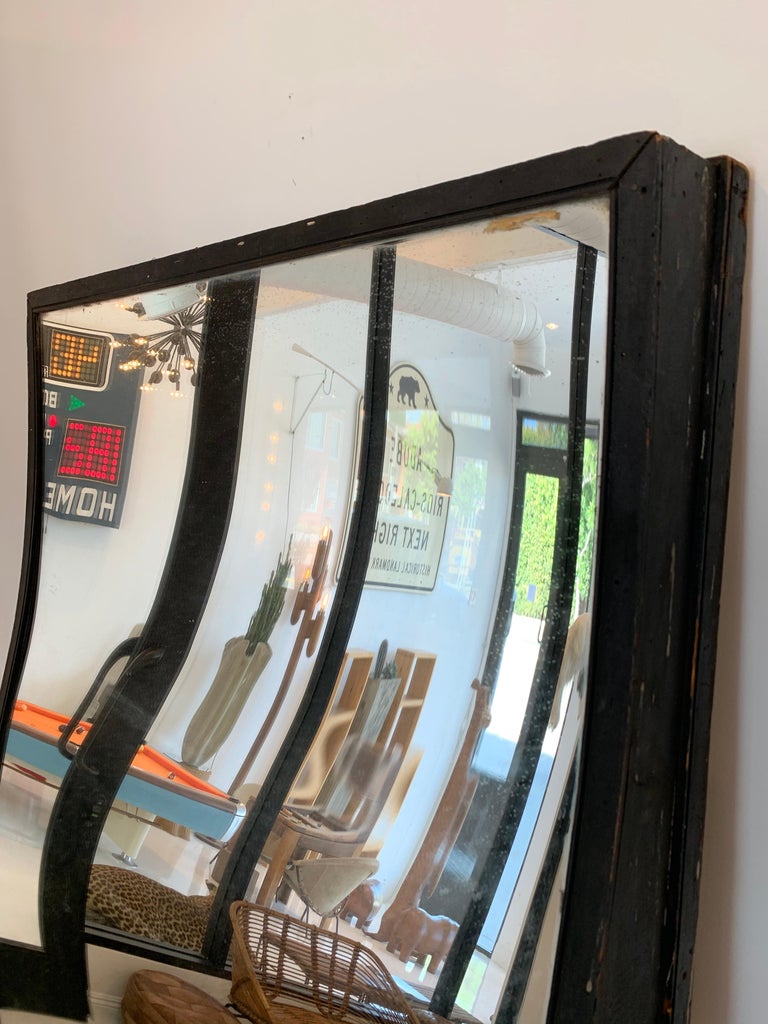 Glass Carnival Fun-House Mirror at 1stDibs