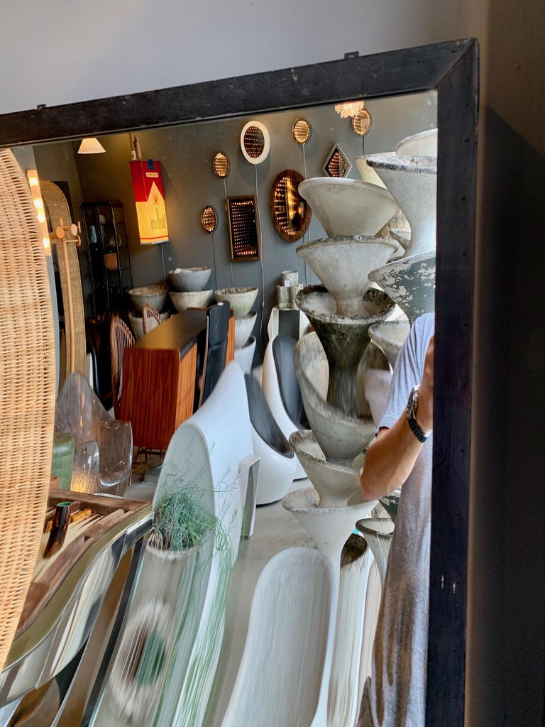 Glass Carnival Fun-House Mirror at 1stDibs