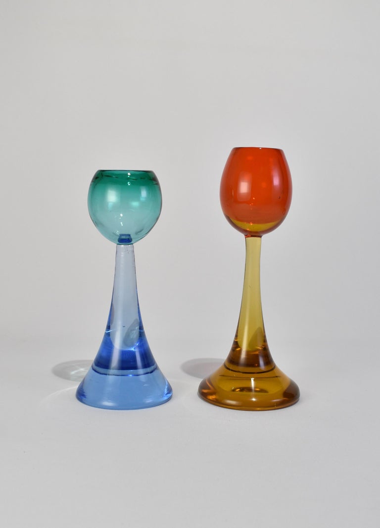 Glass Chalice Set For Sale at 1stDibs