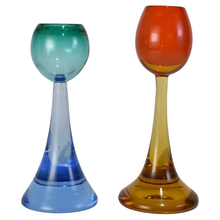 Glass Chalice Set For Sale at 1stDibs
