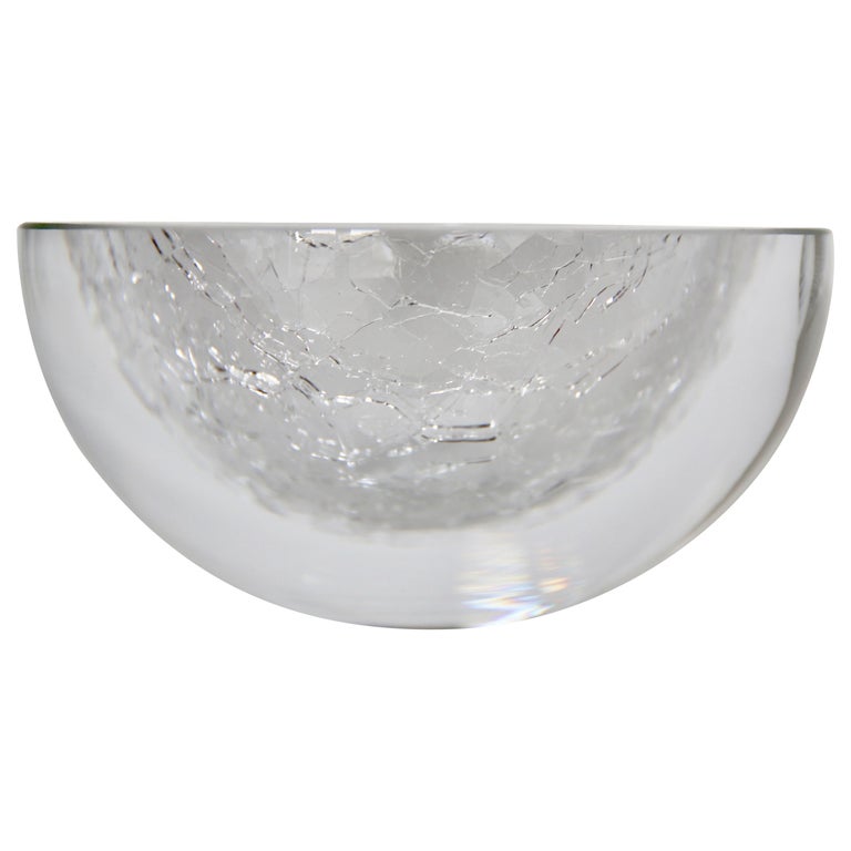 Glass Cristal Bowl at 1stDibs