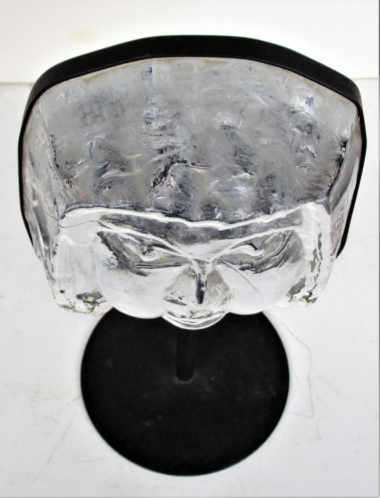 Glass Face Sculpture by Erik Hoglund for Kosta Boda, 1960 at 1stDibs ...