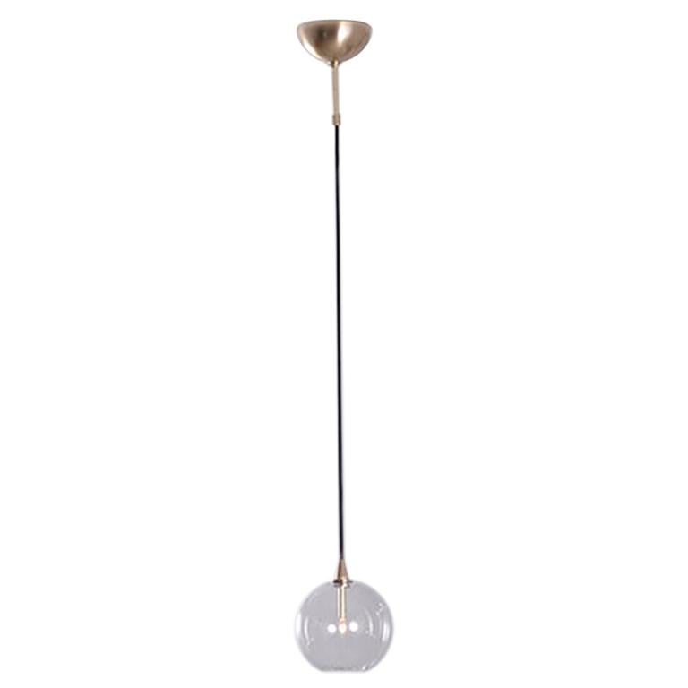 Ballard Designs Modern Fiona Glass Pendant Ceiling Bar Light Globe ...