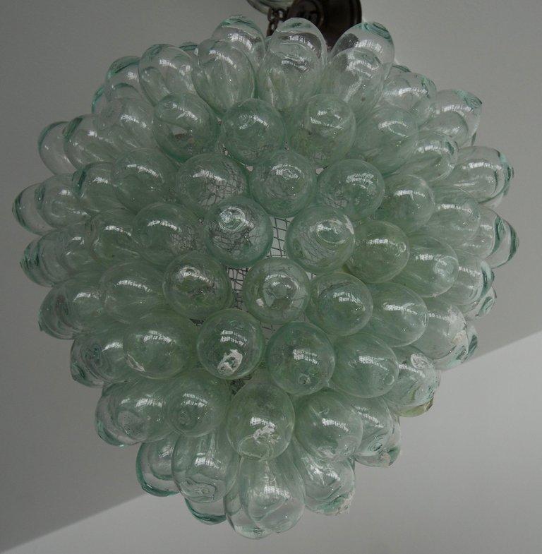 Glass Grape Cluster Chandelier at 1stDibs | grape chandelier, glass ...