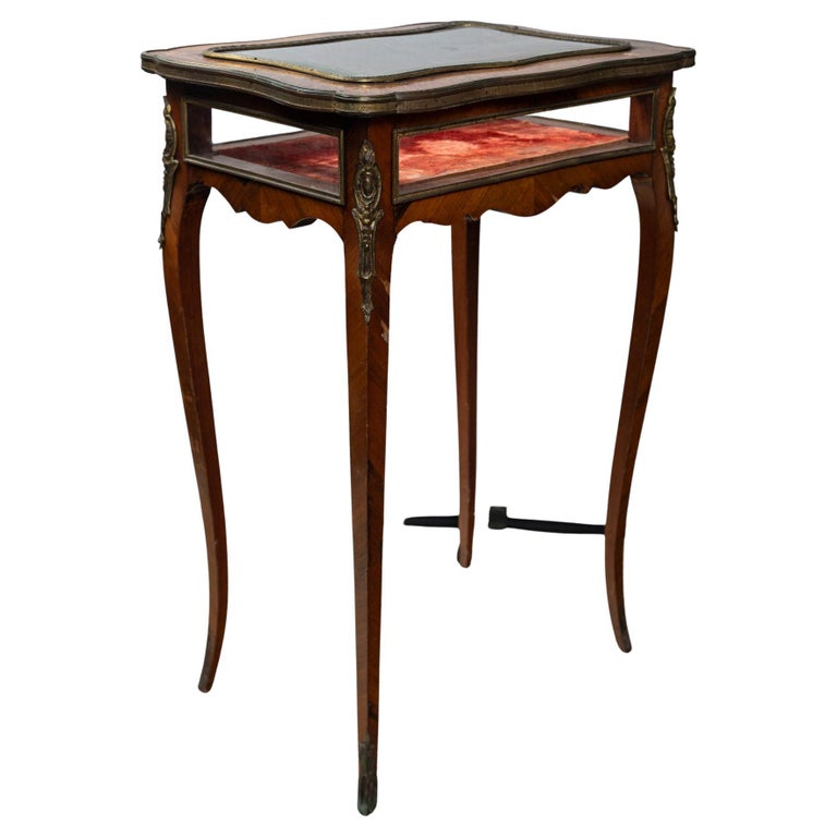 Glass Lid and Sides Vitrine or Display Table For Sale at 1stDibs