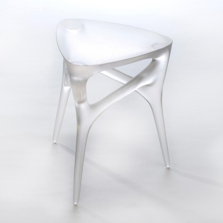 Methodik-Tisch aus Glas von Timothy Schreiber im Angebot bei 1stDibs