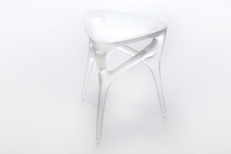 Methodik-Tisch aus Glas von Timothy Schreiber im Angebot bei 1stDibs