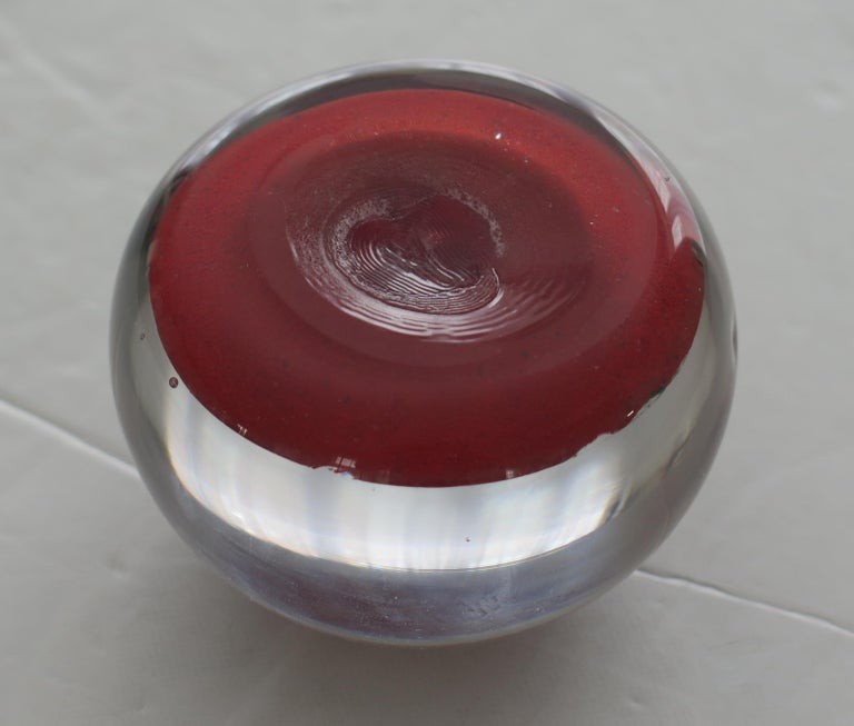 Glass Millefiori Vasart Paperweight Hand Blown, Scotland circa 1960 For ...