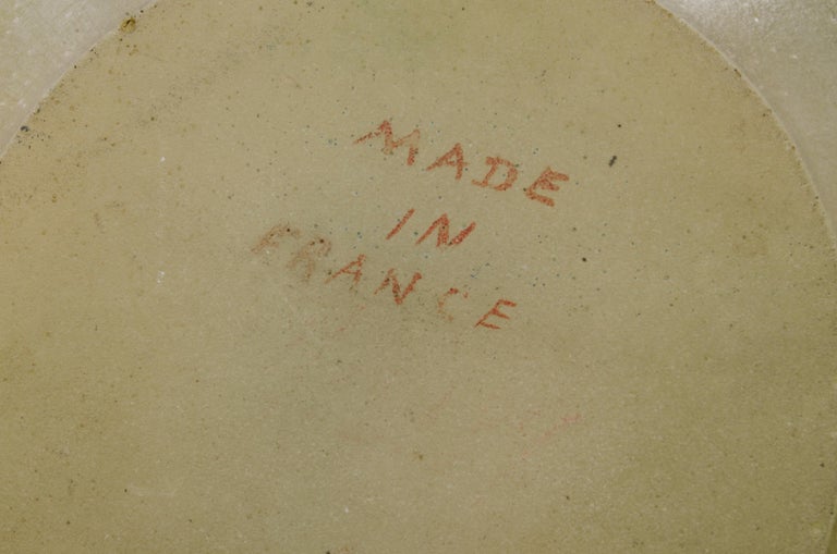 Glass Paste Plate by Victor Amalric Walter For Sale at 1stDibs
