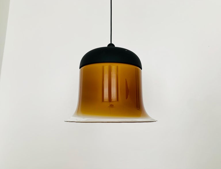 Glass Pendant Lamp by Peill and Putzler For Sale at 1stDibs