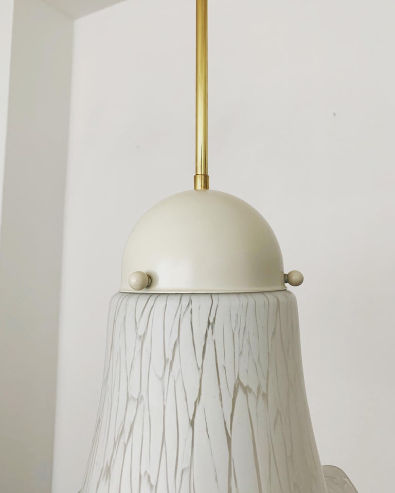 Glass Pendant Lamp by Peill and Putzler For Sale at 1stDibs