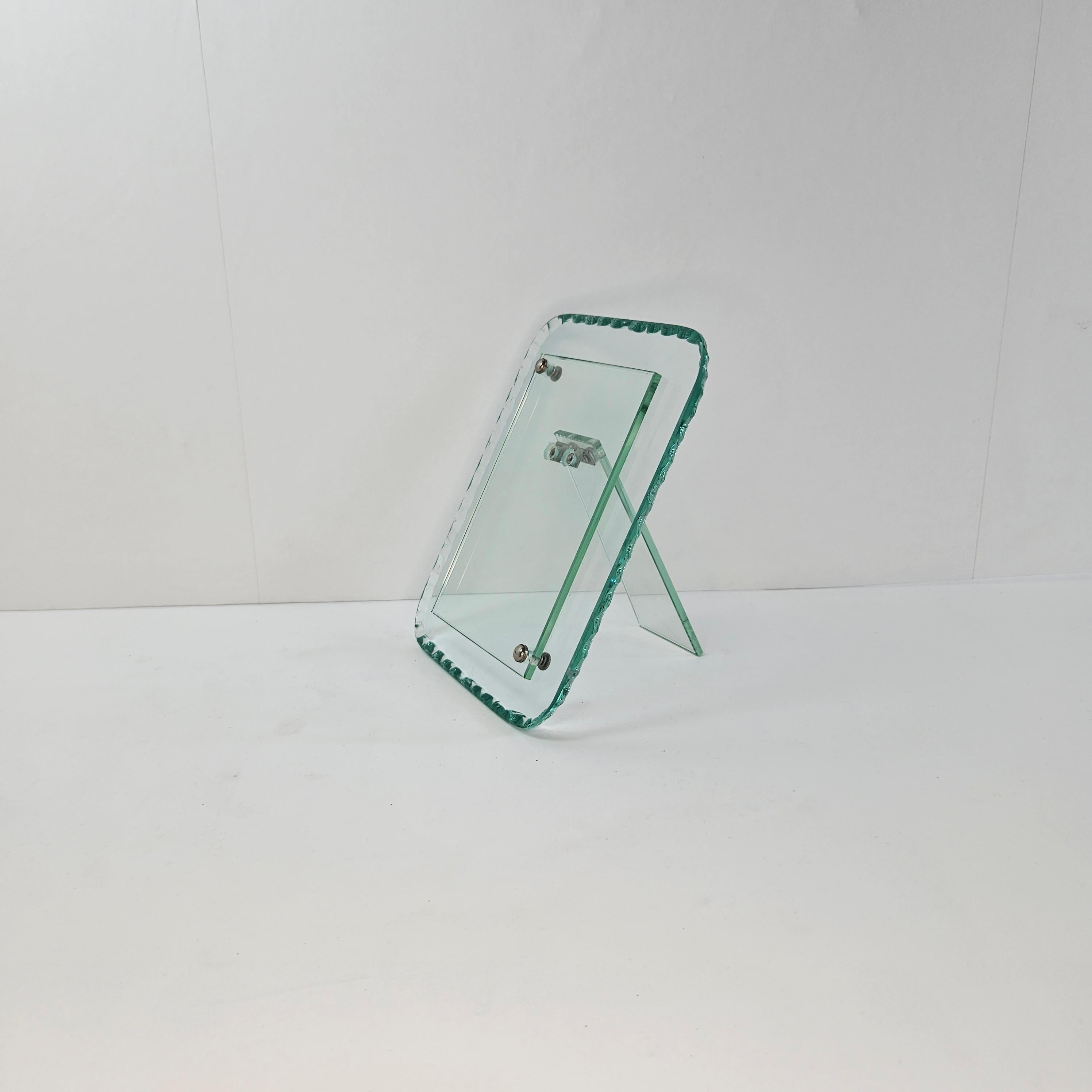 Glass Picture Frame by Pietro Chiesa for Fontana Arte, Italy 1960s For ...