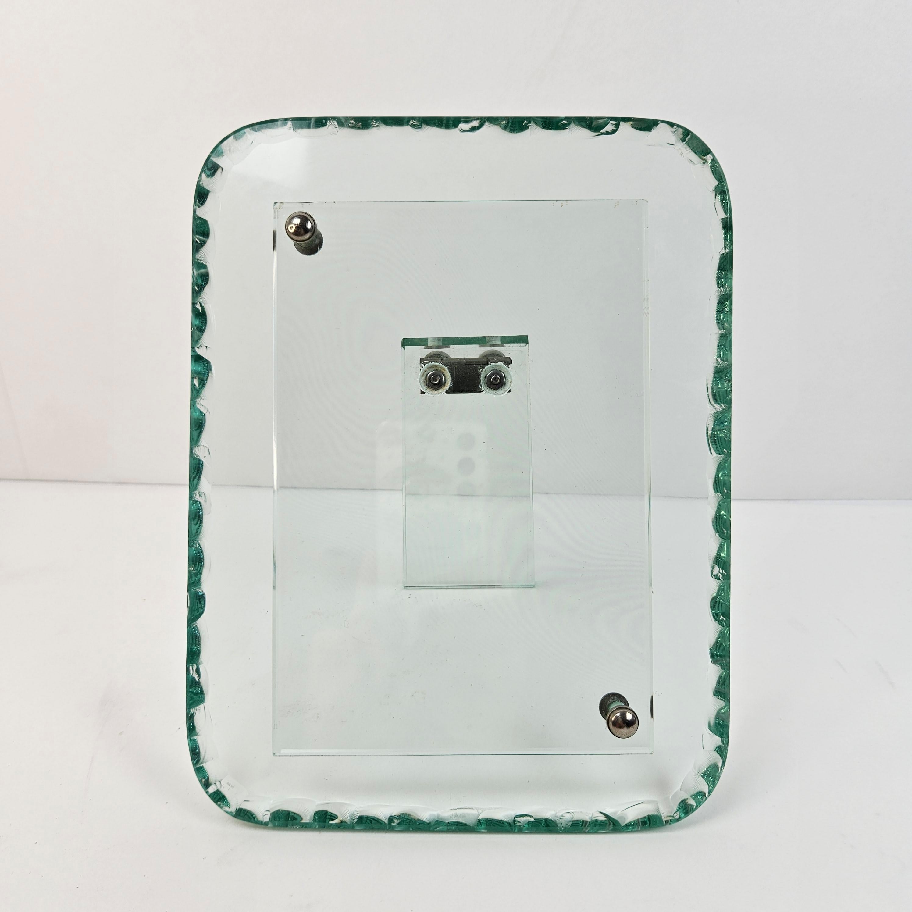 Glass Picture Frame by Pietro Chiesa for Fontana Arte, Italy 1960s For ...