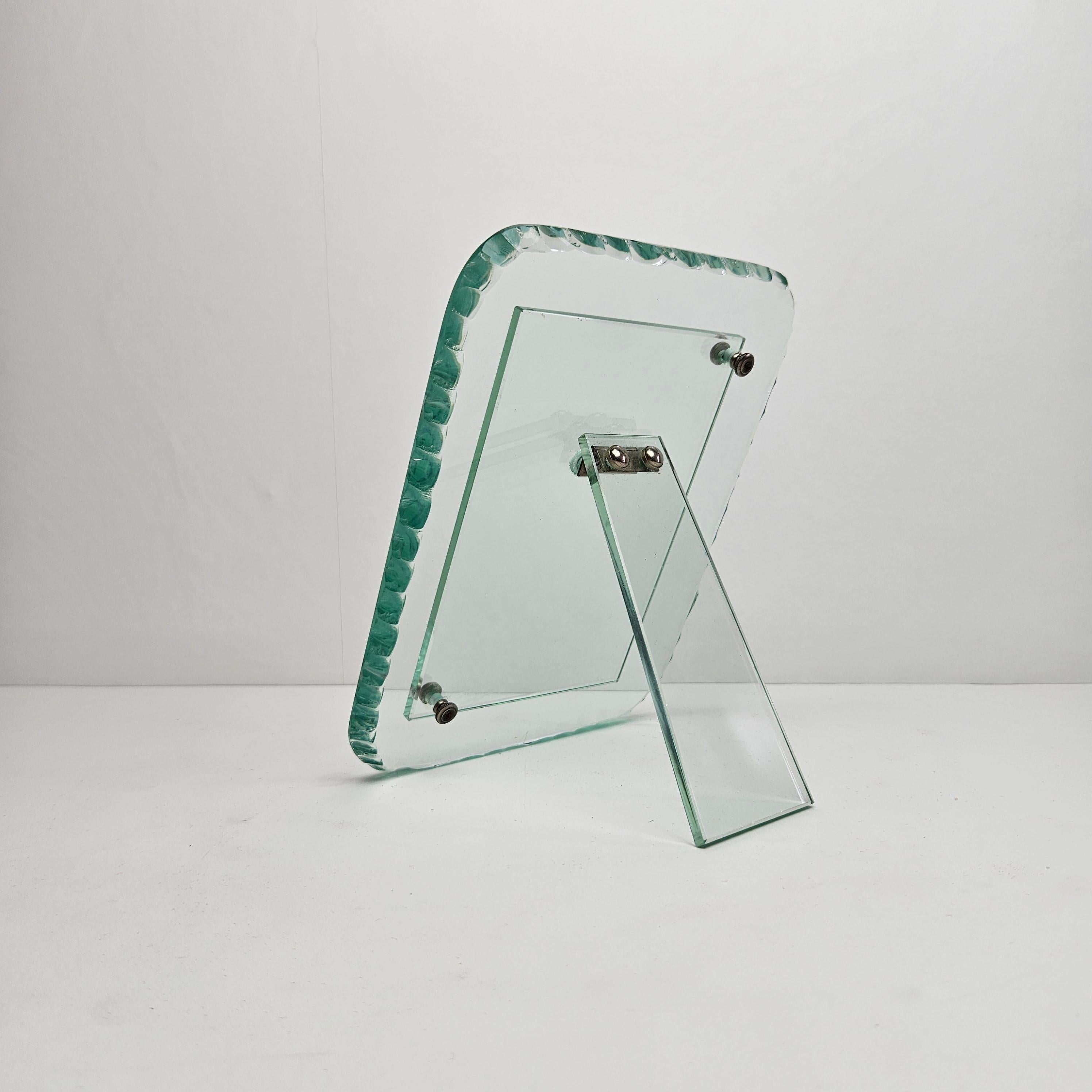 Glass Picture Frame by Pietro Chiesa for Fontana Arte, Italy 1960s For ...
