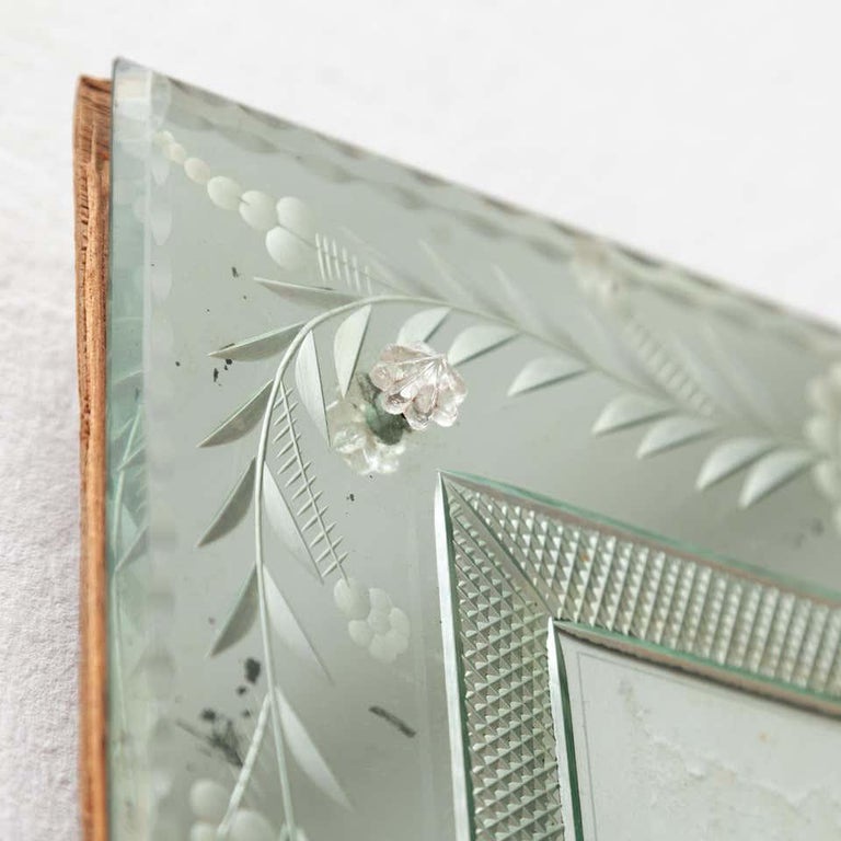 Glass Picture Frame, circa 1950 For Sale at 1stDibs