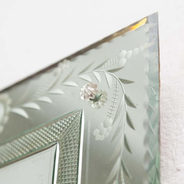 Glass Picture Frame, circa 1950 For Sale at 1stDibs