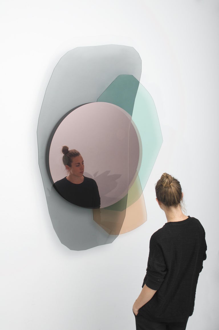 Glass Repeated Mirror i by OS and OOS For Sale at 1stDibs