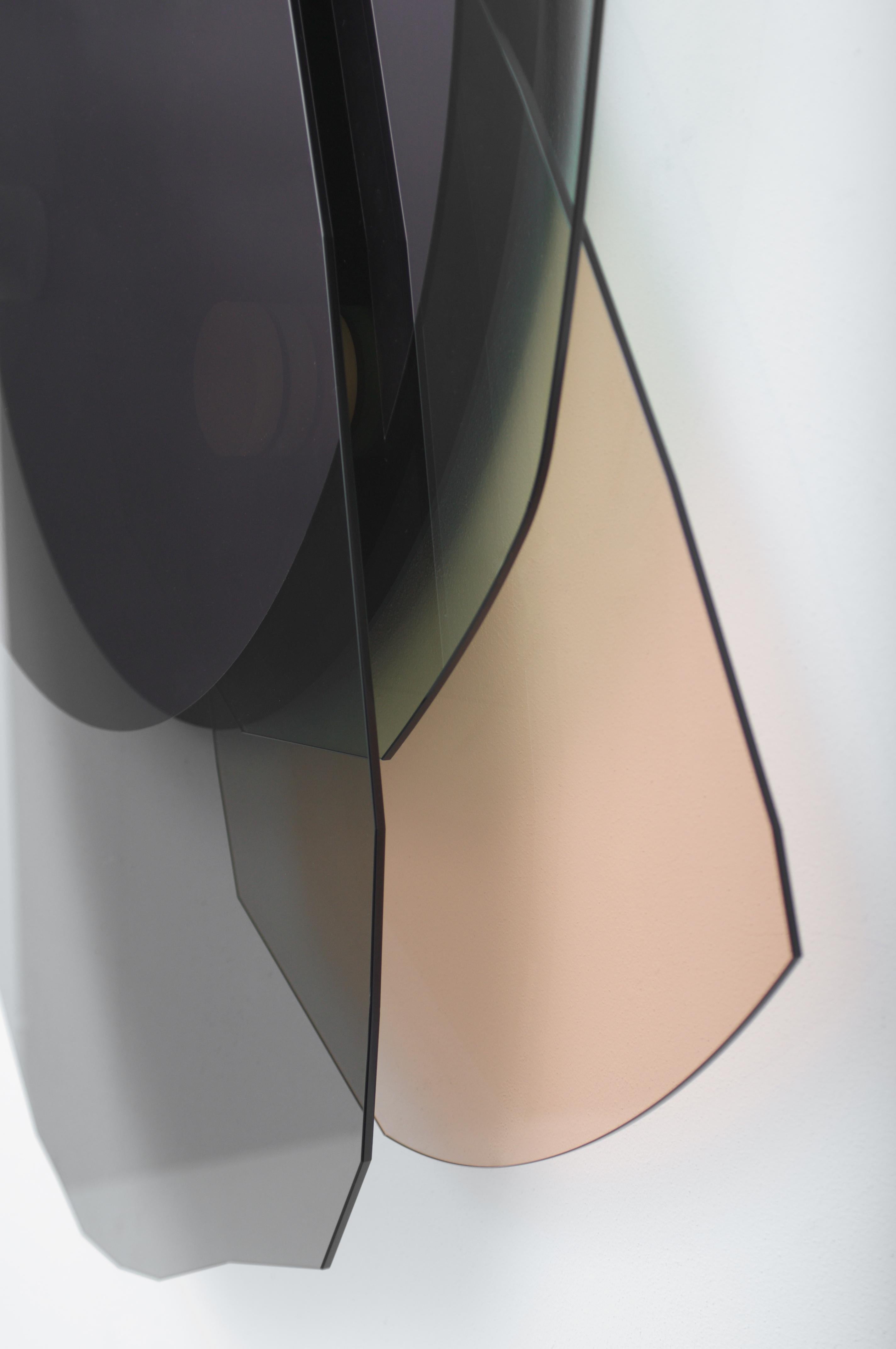 Glass Repeated Mirror i by OS and OOS For Sale at 1stDibs