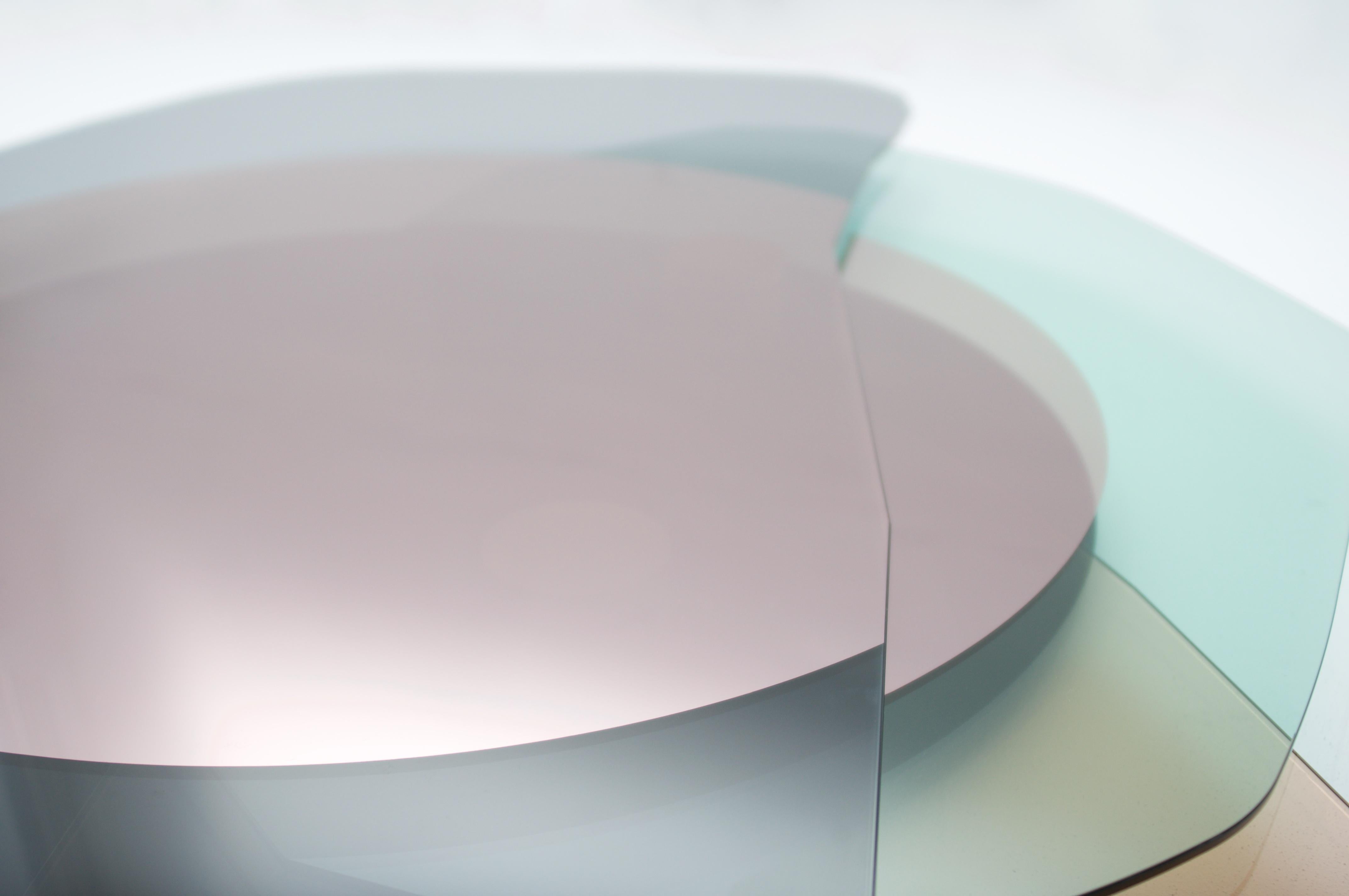 Glass Repeated Mirror i by OS and OOS For Sale at 1stDibs