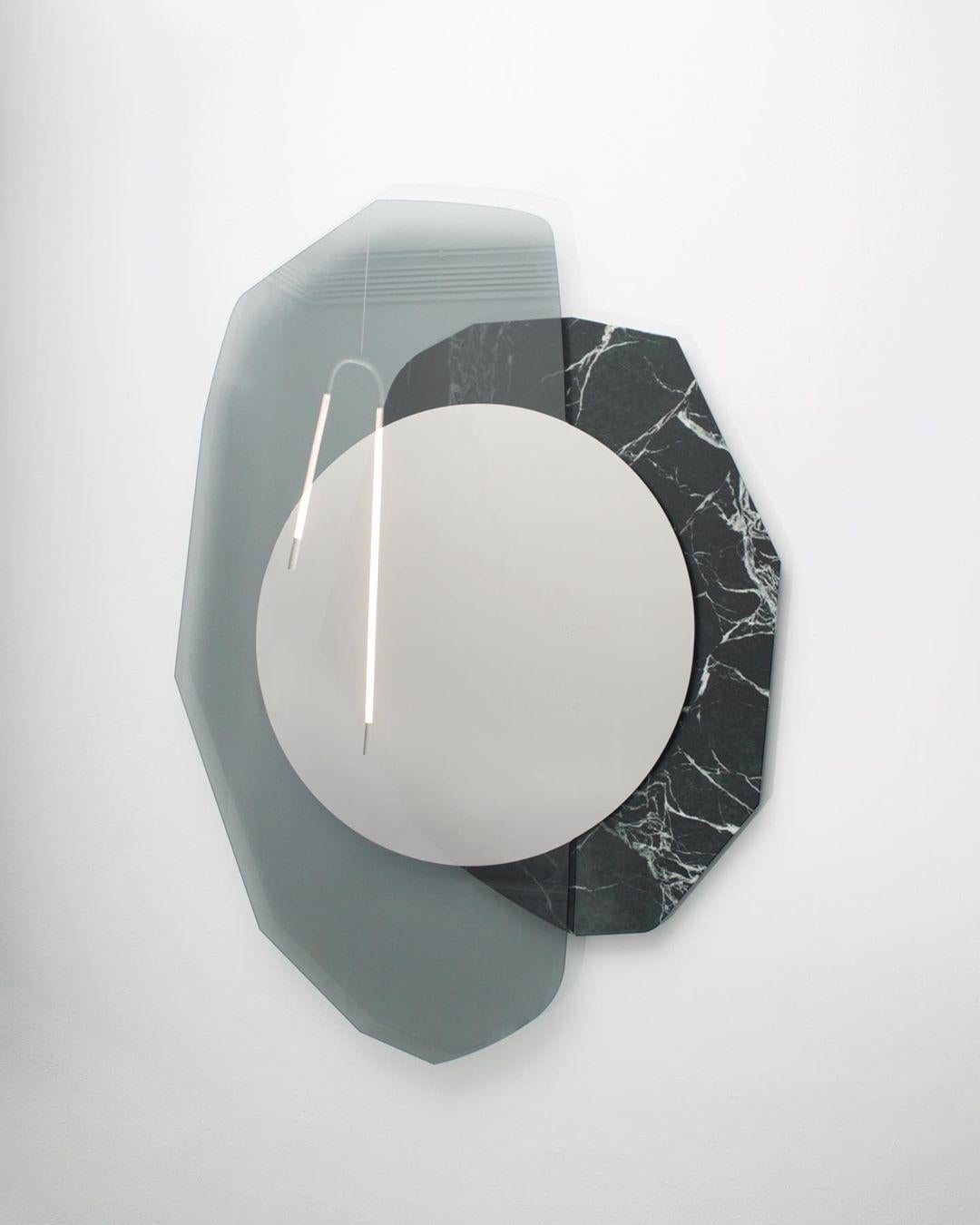 Glass Repeated Mirror II by OS And OOS For Sale at 1stDibs