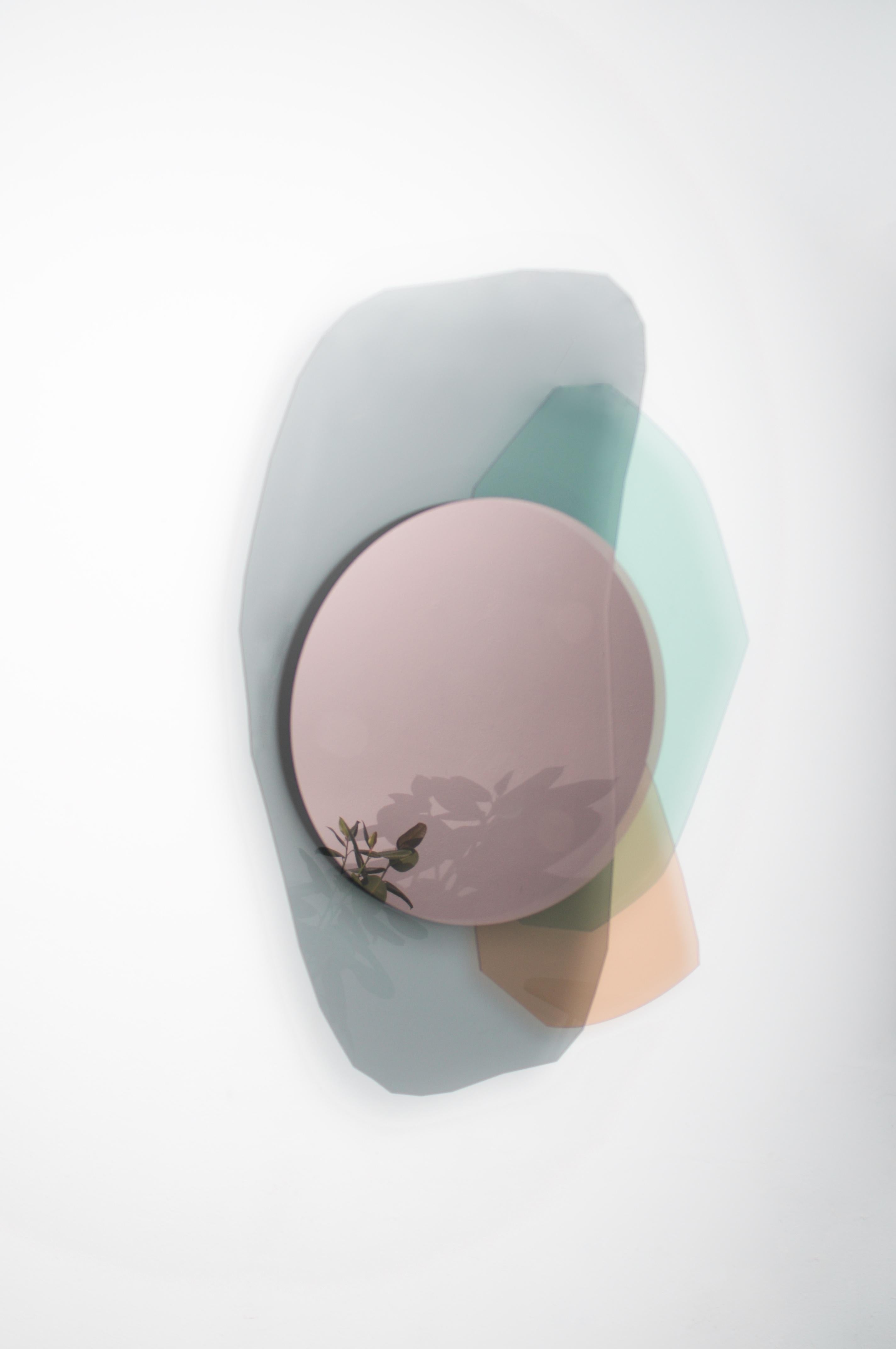 Glass Repeated Mirror II by OS And OOS For Sale at 1stDibs