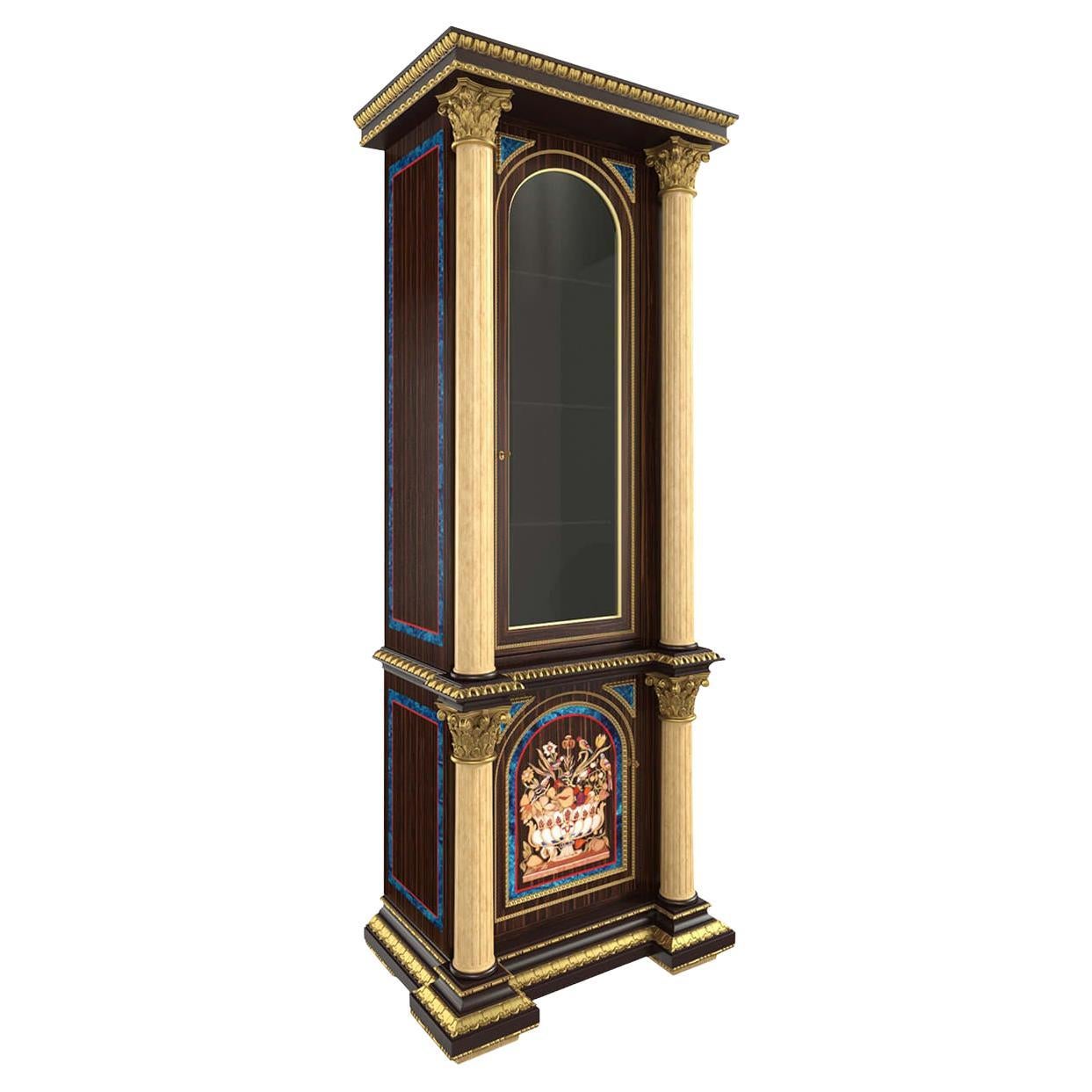 1920s Wood and Glass Fountain Pen Showcase with Drawer and Shelf at 1stDibs