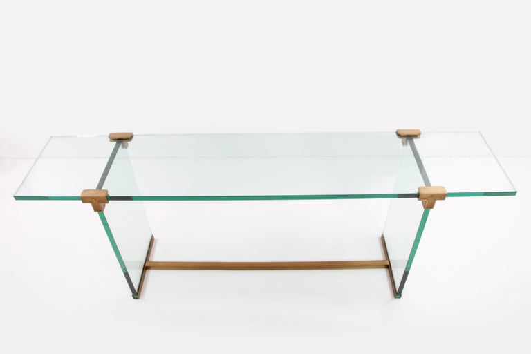 Glass side table design by Peter Ghyczy Model T30, 1970 For Sale at 1stDibs